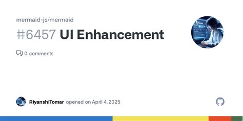 Ui Enhancement · Issue 6457 · Mermaid Jsmermaid · Github