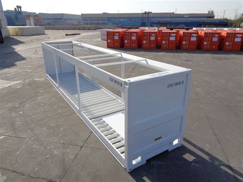 Flat Rack Shipping Container Modular Building Manufacturer CIMC TLC RYC