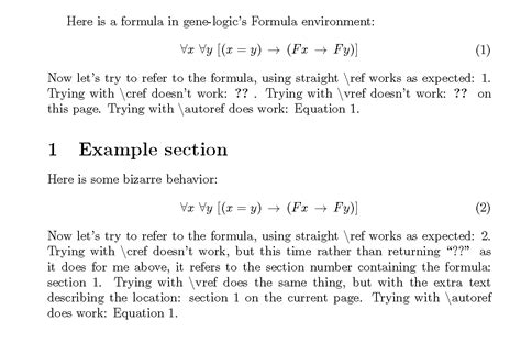 Cleveref Gene Logic Package And Bizarre Cross Referencing Behavior