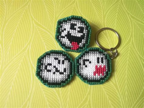 Smw Boo Cross Stitch Trinkets By Skydragon Arts On Deviantart