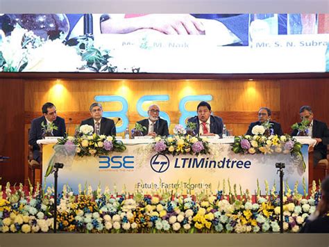 Ltimindtree Rings The Opening Bell At Bse Theprint Anipressreleases