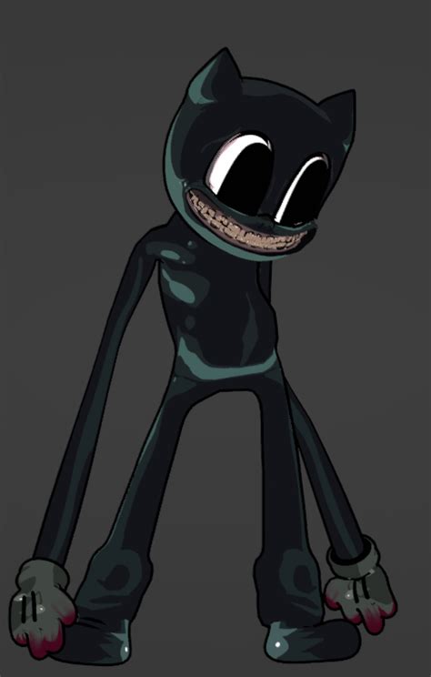 Fnf Style Cartoon Cat By Sloosher On Newgrounds