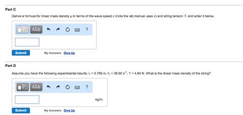 Solved Part A F The String S Length Is L What Is The Chegg Com