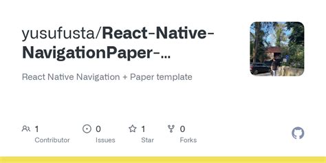 Github Yusufusta React Native Navigationpaper Template React Native Navigation Paper Template