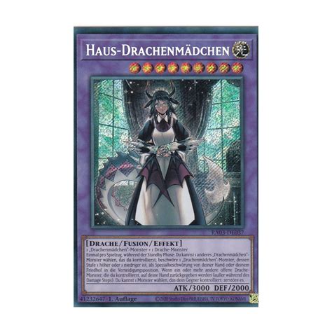 Haus Drachenmädchen RA03 DE037 Prismatic Ultimate Rare RA03 DE037 PRUL Quarter Century Bonanza