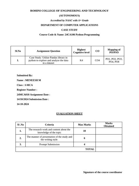 Python Case Study1 1 Pdf Data Categorical Variable