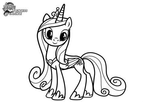 Princess Cadence Printable Coloring Page
