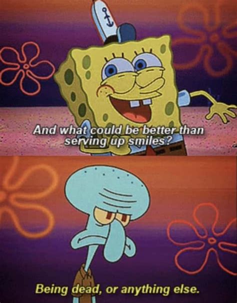 Squidward Funny Quotes