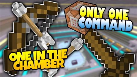 Minecraft One In The Chamber Sniper Game Only One Command Block