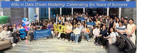 Msc In Data Driven Modeling Celebrating Six Years Of Success The