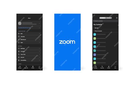 Premium Vector Zoom Interface Mockup Social Media Layout Icons Zoom Premium Vector Zoom Interface Mockup Social Media Layout Icons Zoom