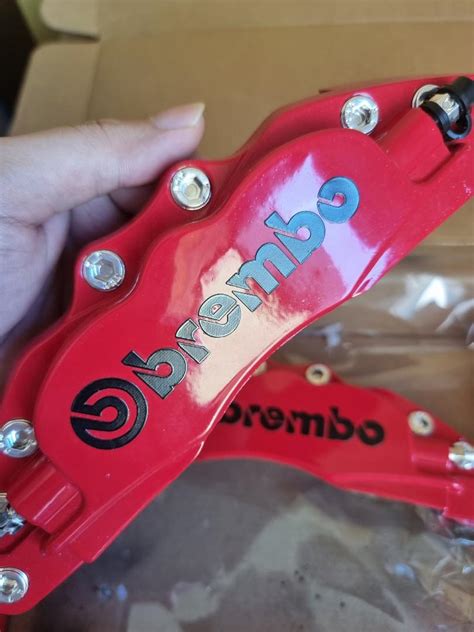 Brembo Red Brake Caliper Covers Car Accessories Tyres Rims On Carousell