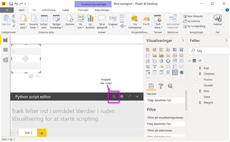 Opret Power Bi Visualiseringer Ved Hjælp Af Python I Power Bi Desktop