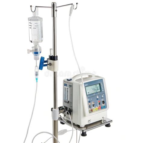 Iv Pump Realistic Illustration Stock Illustration Illustration Of
