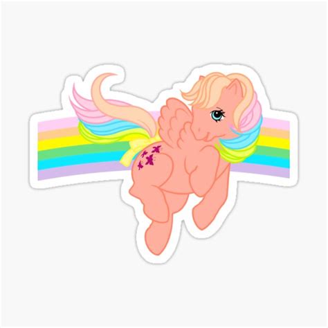 Mlp Flutterbye Sticker For Sale By Scholtenart Redbubble