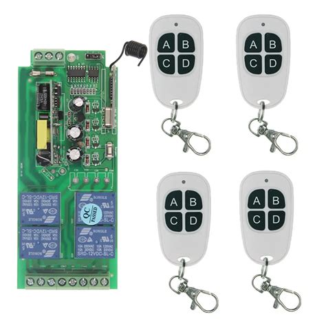 Wireless Remote Control Switch 315 433 Mhz 110v 220v 85 265v Module