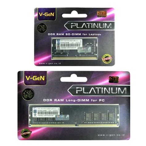 Jual V Gen Ddr4 Pc19200 Platinum Rescue Ram Pc Dan Laptop Di Seller