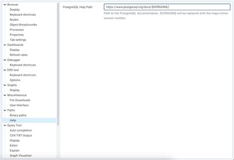 Preferences — Pgadmin 4 97 Documentation