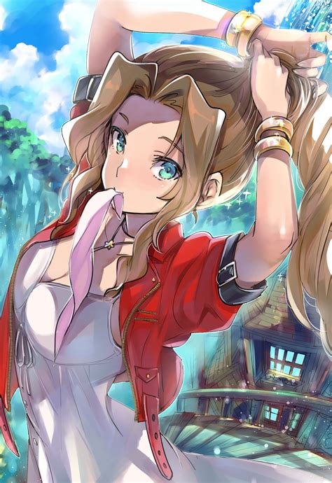 Aerith Ffvii Rtyingherhairup