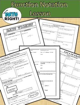 Function Notation Lesson By GetYourMathRight TPT