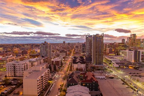 An Incredible Calgary Sunset Paul Saulnier