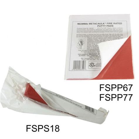 Orbit Fsps18 Firestop Putty Stick 18 Cuin Red