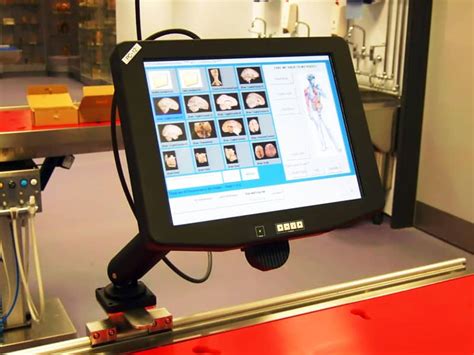 University Anatomy Lab Industrial Lcd Touchscreen Monitor