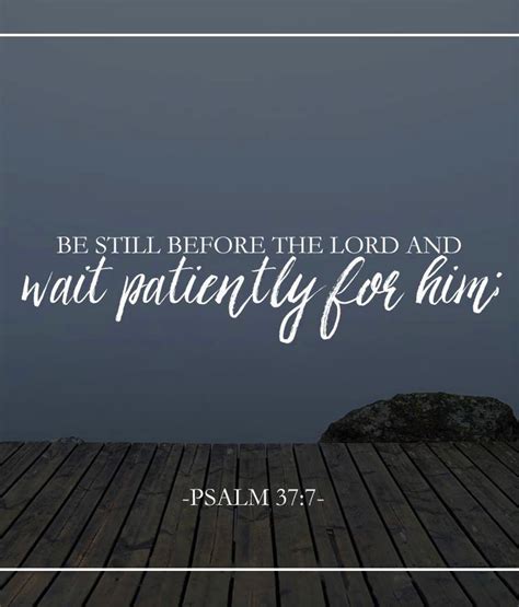 The Living — Psalm 377 Niv Be Still Before The Lord