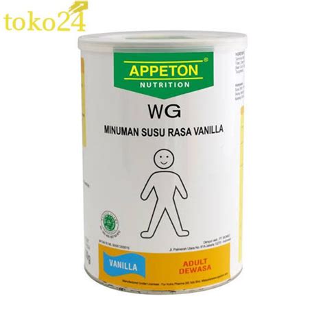 Jual Appeton Weight Gain Adult 450 Gr Vanilla Shopee Indonesia