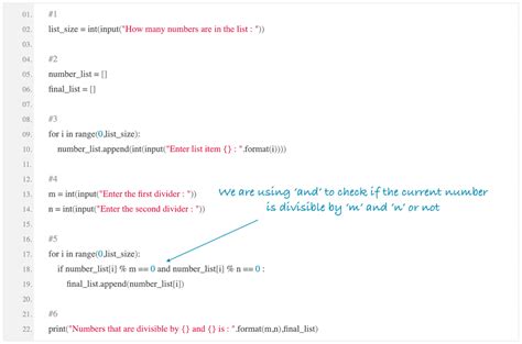 Python Program To Find Out Numbers In A List Divisible By Two Numbers