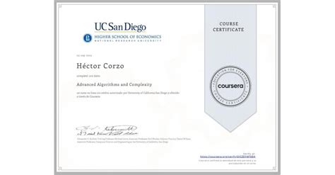 Héctor Corzo On Linkedin Completion Certificate For Advanced