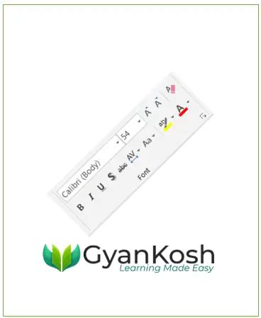 How To Change Font Of Text And Change The Alignment In Excel