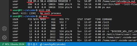 C While無限ループ後などにvmmemがcpuやメモリのリソース専有したまま戻らない