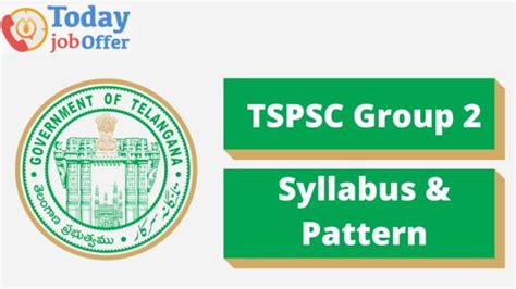 Tspsc Group 2 Syllabus Pdf Download Updated Exam Pattern Syllabus
