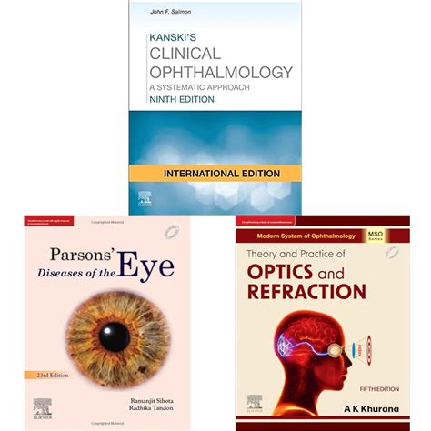 Buy Kanskis Clinical Ophthalmology International Edition 9e And Parsons Diseases Of The Eye