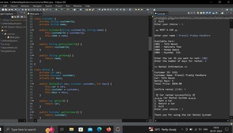 Pranali Pandhare On Linkedin Java Oop Carrentalsystem