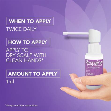 Regaine For Women Regular Strength Scalp Solution 60ml 2 Minoxidil Hair Regrowth Treatment