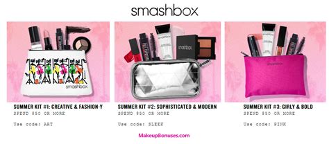 Smashbox Free Bonus Gift with Purchase - Makeup Bonuses