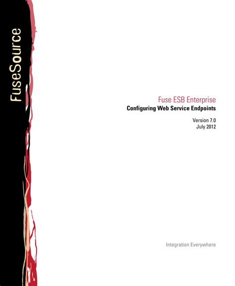 Pdf Fuse Esb Enterprise 70 Configuring Web Service Endpoints En Us