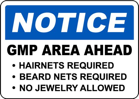 Notice Gmp Area Ppe Required Sign Save 10 Instantly