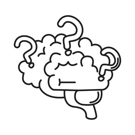 Alzheimer Disease Brain With Question Marks Health And Medical