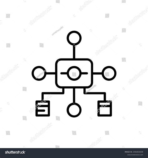 software architecture icon visual representation system stock vector royalty free 2592816439