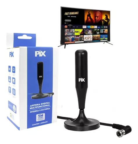 Kit Antena Tv Digital k Prova Água Cabo m Interna Externa MercadoLivre
