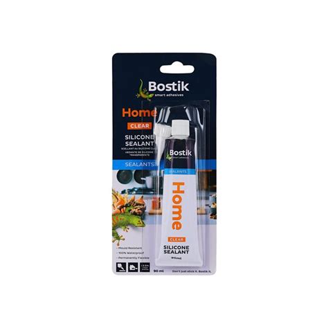 Bostik Home Silicone Sealant Clear 90ml 1 0140 Chamberlain