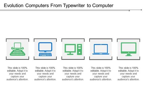 Evolution Computers From Typewriter To Computer PowerPoint