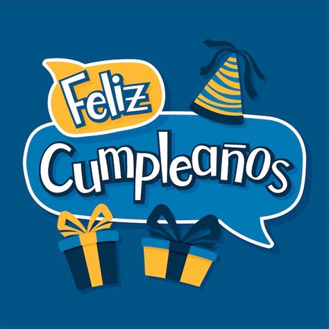 Vectores E Ilustraciones De Feliz Cumpleanos Azul Para Descargar Gratis
