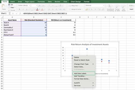 How To Create An X Y Chart In Excel Downloadable Template