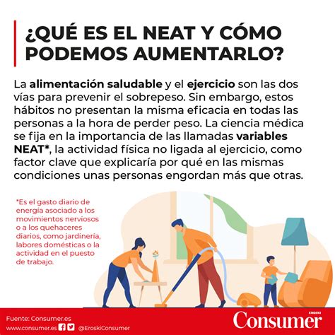 Gasto de energía corporal qué es el NEAT Consumer