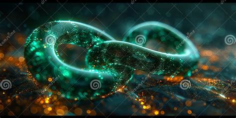 Glowing Infinity Loop Symbolizing Endless Possibilities And