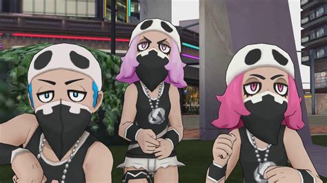 Mmd 「everybody」 With Team Skull Grunts Youtube